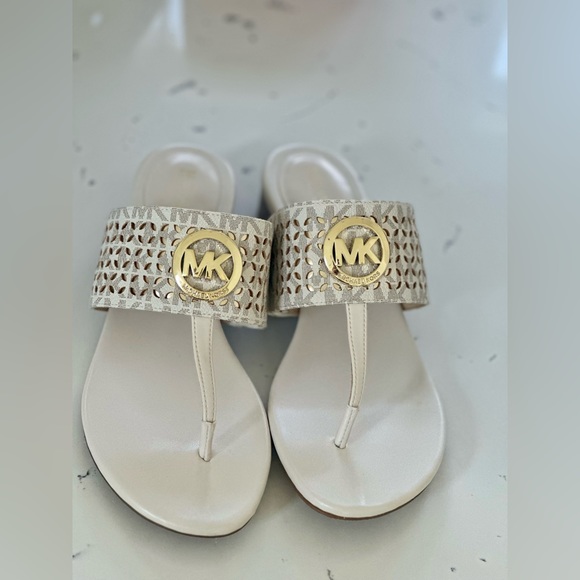 Shoes | New Authentic Michael Kors Logo Sandals | Poshmark